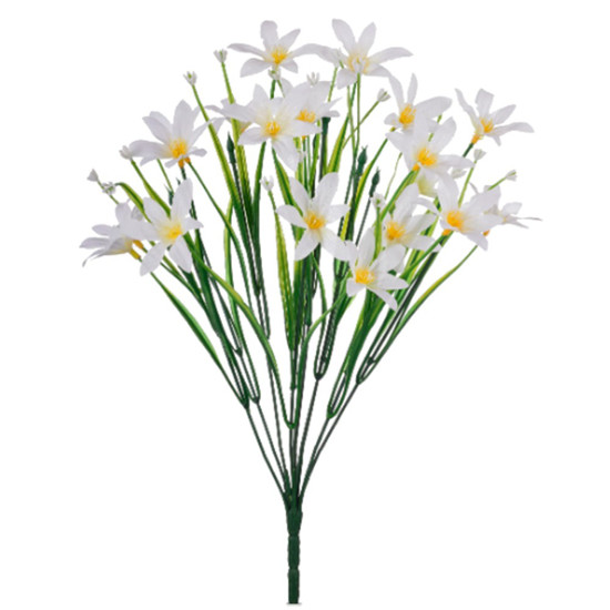 BuquÊ Mini Lirio X10 Cor Creme 14x40cm Grillo 51282 Grillo Home Decor
