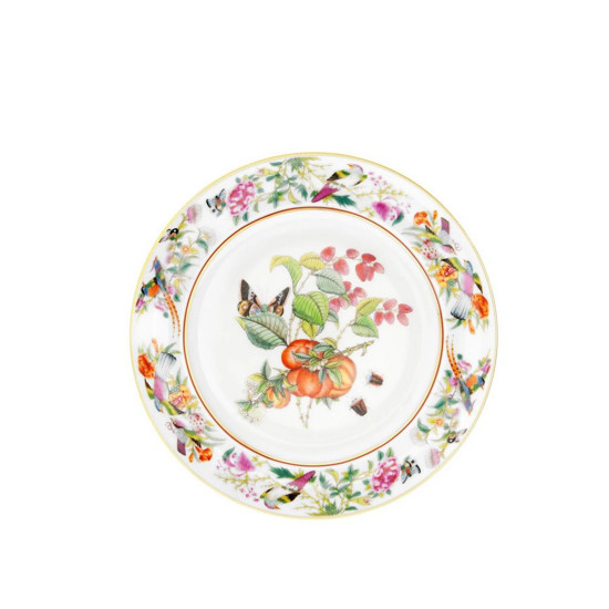 PRATO DE SOBREMESA EM PORCELANA 21CM LARANJA PAÇO REAL VISTA ALEGRE ...